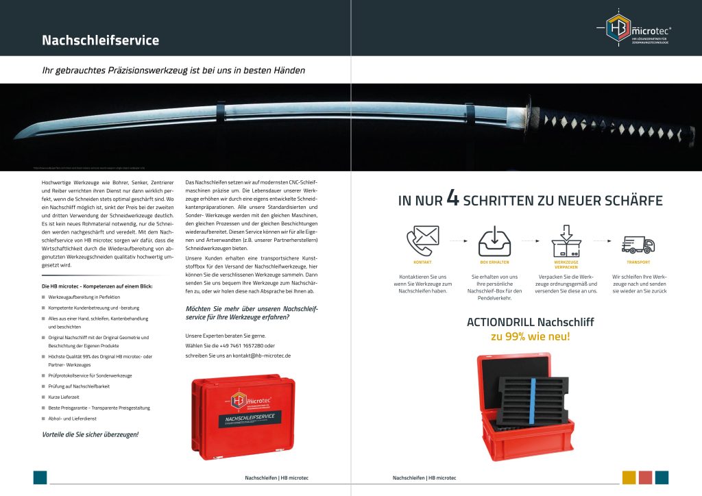 Nachschleifen - HB microtec